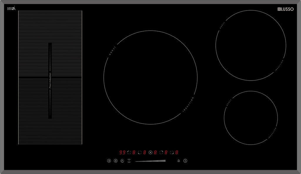 DILUSSO INDUCTION COOKTOP WITH FLEXI ZONE 900MM - IC904GKF – Deco Tiles ...